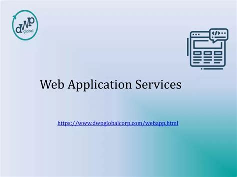 Ppt Web Application Development Services In Usa Powerpoint