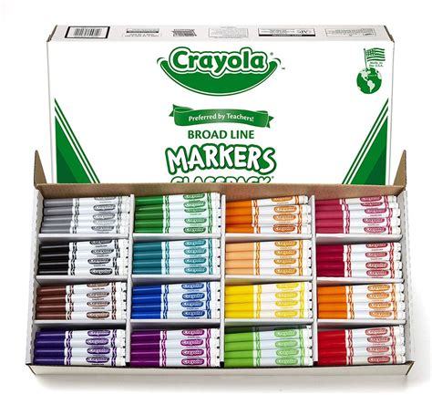 Crayola Classic Broad Line Markers 256ct Classpack
