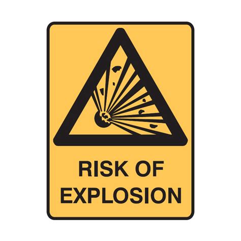 Warning Signs Risk Of Explosion Shop Now Seton Australia