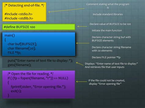 Ppt Eof And Fseek In C Programming Group 7 Powerpoint Presentation