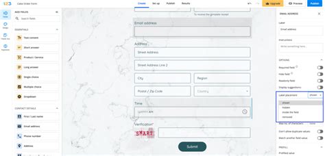 Show Or Hide Form Labels 123FormBuilder Knowledge Base