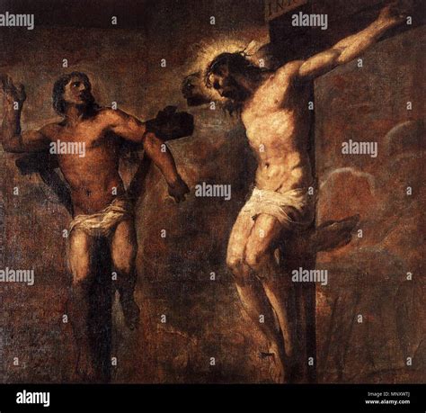 Christ And The Good Thief Circa 1566 1195 Titian Christ And The Good