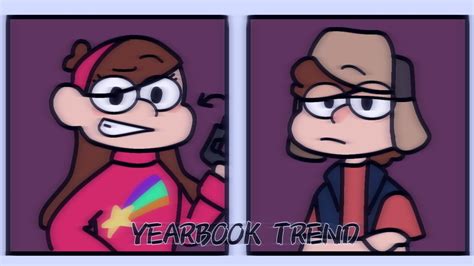 Gravf Fw Yearbook Trend Meme Aka Before And After Visiting Gravity Falls Mystery