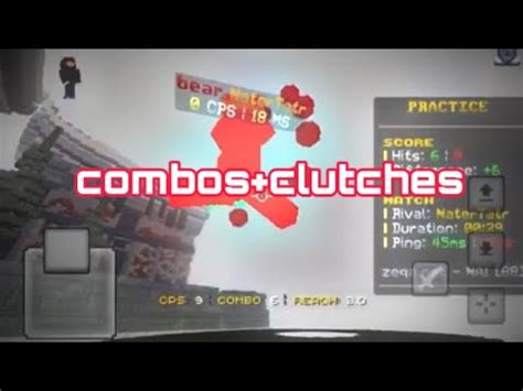 MCPE Combos Clutches Montage YouTube