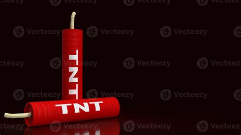 The tnt dynamite on black background 3d rendering 15224178 Stock Photo ...