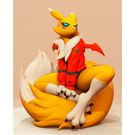 Digimon Renamon Sweatshirt Painted Figure Buy On G Sky Net