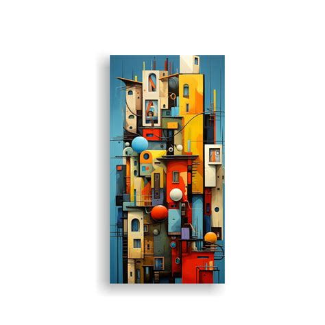 Cuadros De Decoración De Arte Abstracto De Fusión De Arquitectura Y