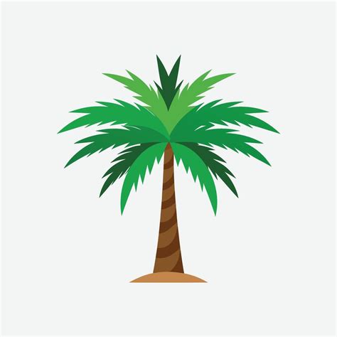 Green Date Tree Illustration 49097229 Vector Art At Vecteezy