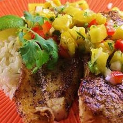 Blackened Tuna Steaks With Mango Salsa Recipe Allrecipes