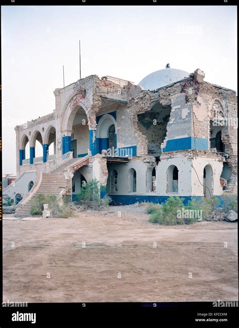 Eritrea Massawa A Bombed Massawa Palace In The Port Town Of Massawa