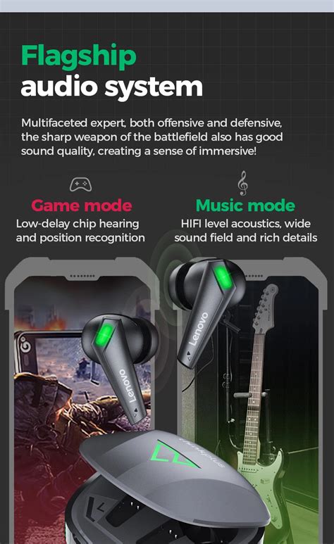 Lenovo Thinkplus Xt Ii Bluetooh Gaming Earbuds