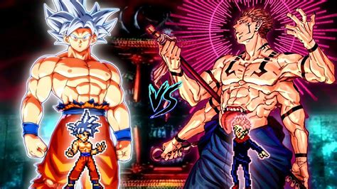 Goku MUI DBFZ OP V2 New VS Sukuna V1 6 1 In Jump Force Mugen YouTube