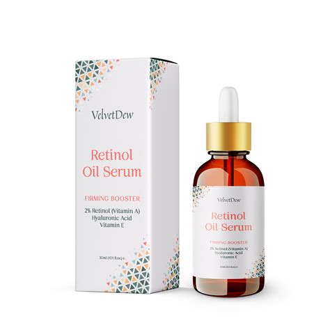 Retinol Oil Serum Packaging Design Behance