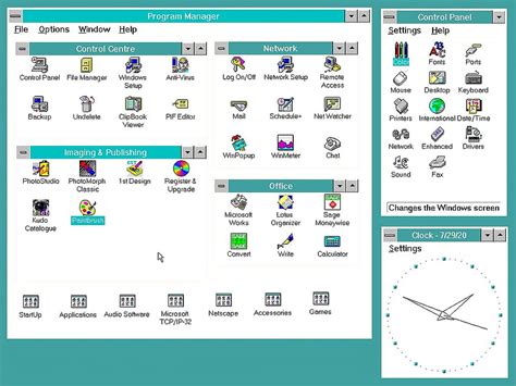 Pembaruan Tema Untuk Windows 31 Dan Windows Untuk Grup Kerja 311