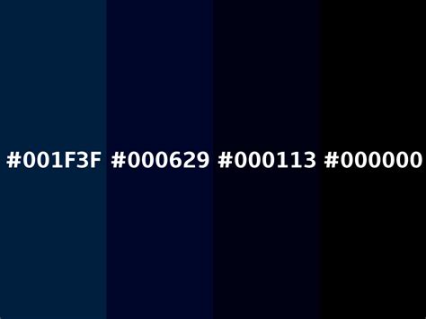 Hex 001f3f Color