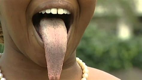 World S Longest Tongue Guinness World Records Youtube