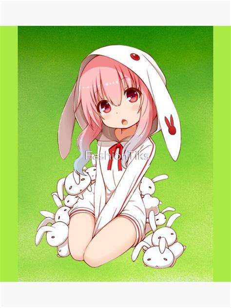 Beautiful Anime Girl Poster For Sale By Fashiontiks Redbubble