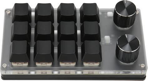 Amazon Com Bluetooth Programmable Keyboard USB Customized Mini Red Switch Keyboard With Knob