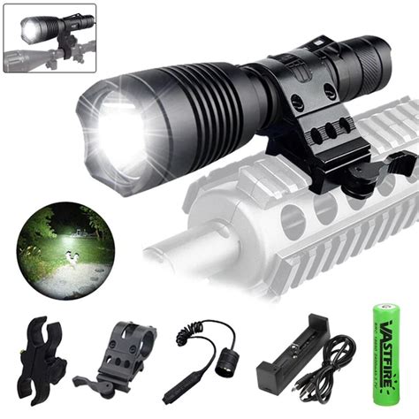 Flashlight Weapon Light Pressure Switch Picatinny Rail Mount For Gun £