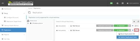 How To Delete Replication Data From Your Offsite Backup Server Hornetsecurity Knowledgebase