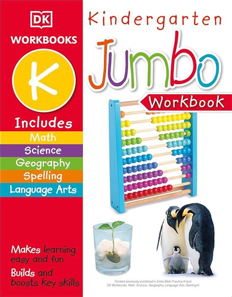 Jumbo Kindergarten Workbook Dk Workbooks Dk Publishing
