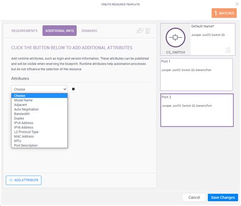 Abstract Resource Settings Cloudshell Help