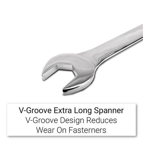 Daytona Dvs29 29mm Metric Extra Long Combination Spanner V Groove