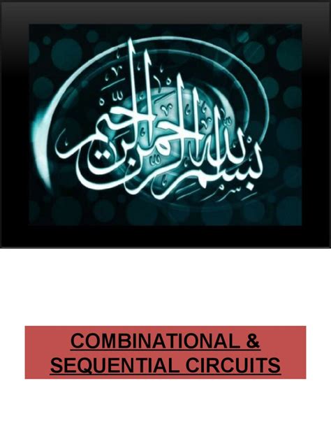 Combinational And Sequential Logics Pdf Logic Gate Electronic Circuits