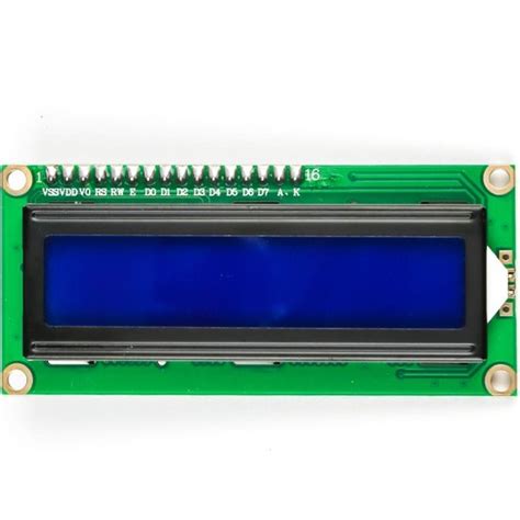 lcd1602 iic i2c haberleşmeli 16x2 lcd ekran mavi arka fiyatı