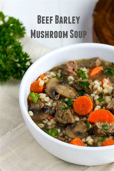 Best Recipes For Mushroom Beef Barley Soup Easy Recipes To Make At Home