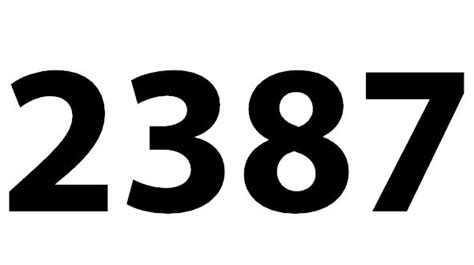 Zahl 2387
