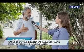 Link Vanguarda Casos de dengue crescem em Taubaté este ano Globoplay