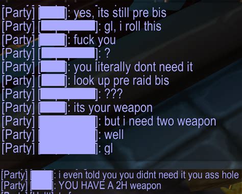 A Weapon Drops With Two Hunters In The Party Rclassicwow
