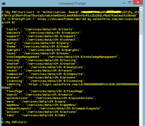 Using Curl With Salesforce Rest Api Jitendra Zaa
