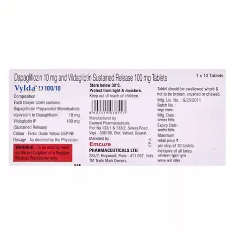 Vylda D Uses Price Dosage Side Effects Substitute Buy Online