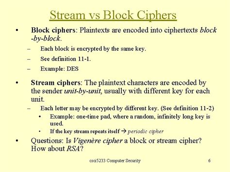 Bishop Chapter An Overview Of Cipher Techniques