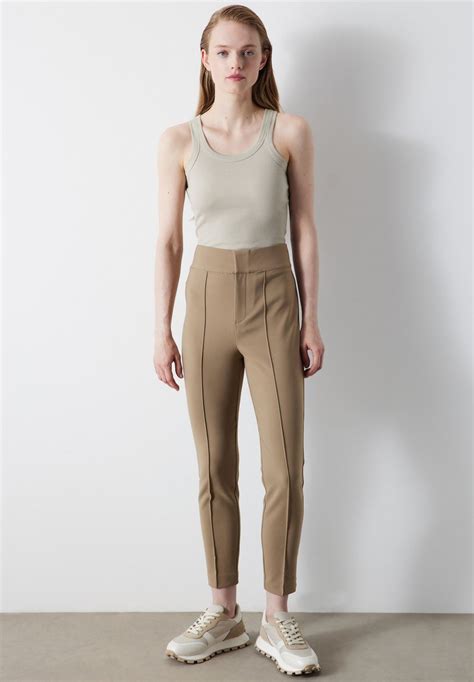 Ipekyol Slim Fit High Waist Chino Brownbraun Zalandode