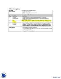 Psp Planning Script Codes And Instructions Software Quality Handout