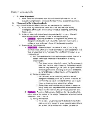 PHI 101 Chapter 1 Critical Thinking 1 Chapter 1 Introduction To Critical Thinking I 1 Studocu