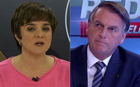 Jornalista atacada por Bolsonaro expõe mensagem ameaçadora
