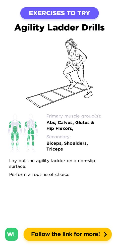 Agility Ladder Exercises Diagram