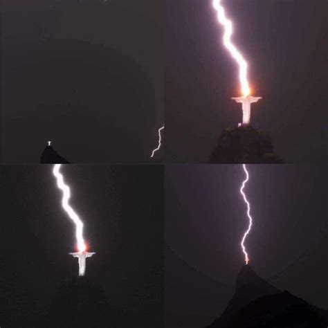 Cae Rayo Sobre Cristo Redentor La Voz Del Norte