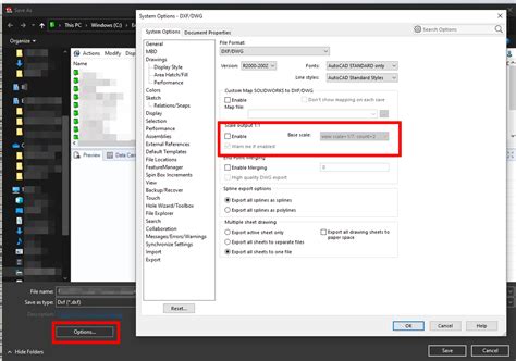 how to permanently outpout dxf dwg to 1 1 scale grabcad questions