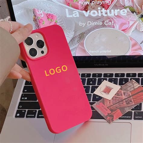 Ins Wind Pretty Pink No Edge Radiative Liquid Silicone Skin Feel