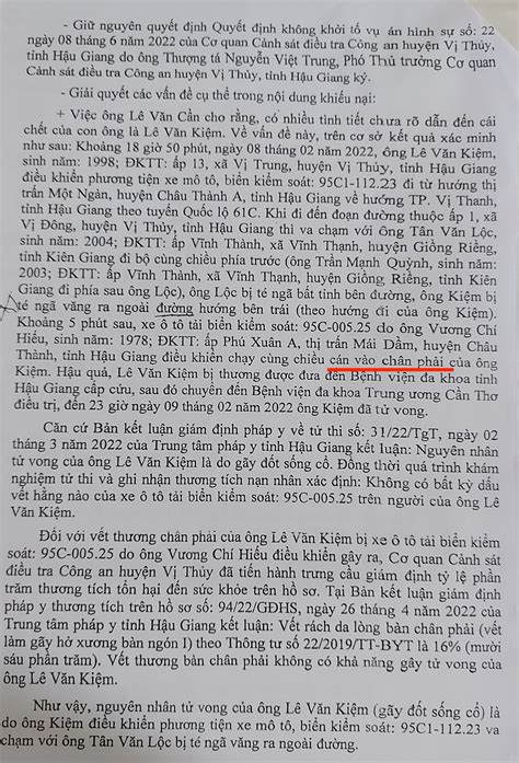 Con trai tử vong sau tai nạn người cha ròng rã đi tìm nguyên nhân