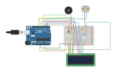 Circuit Design Gas Sensor Tinkercad