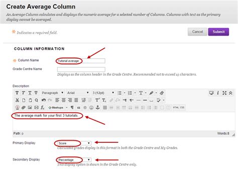 Average Column Original Elearning University Of Queensland