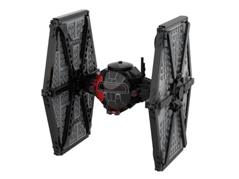 Lego Moc First Order Tie By Baufmanbricks Rebrickable Build With Lego