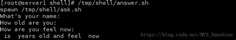 Shell脚本中的常用语句2（expect及语句控制器）expect 控制语句 Csdn博客