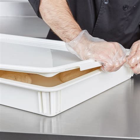 Cambro Dbc1826cw148 18 X 26 White Pizza Dough Proofing Box Lid